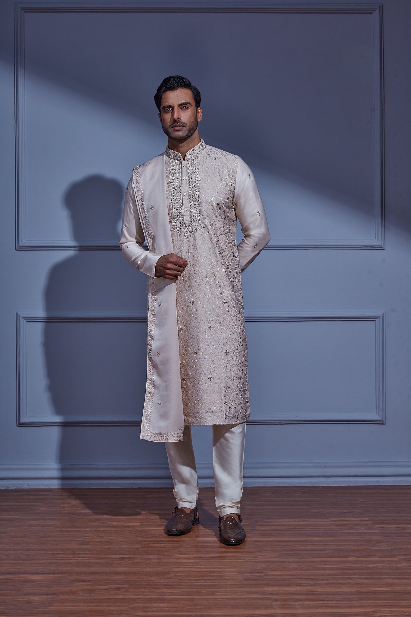 PEARL BEIGE KURTA SET
